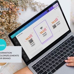 WIFI Password Sign Printable Wifi Sign Wifi Network Sign Editable Wifi ...