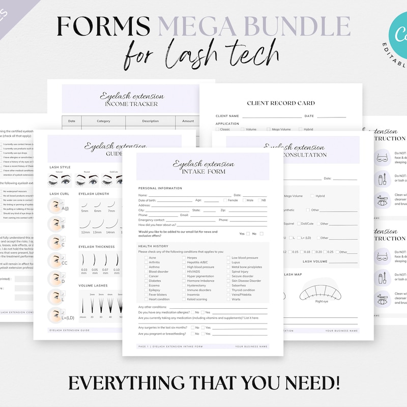 Lash Waiver Form - Etsy