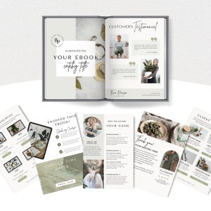 Canva Ebook Template Course Workbook Template Health Coach Ebook ...