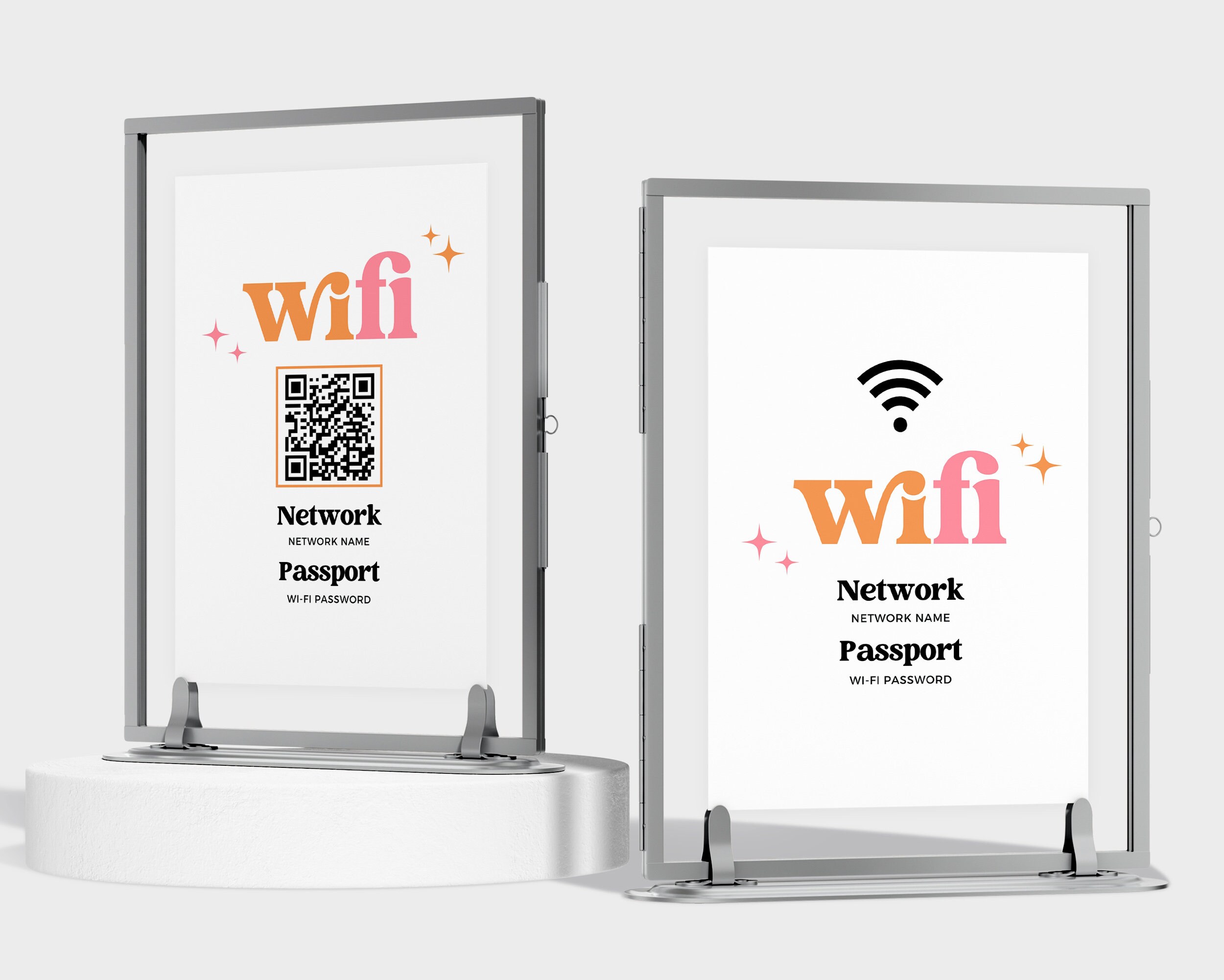 WIFI Password Sign Printable Wifi Sign Wifi Network Sign - Etsy