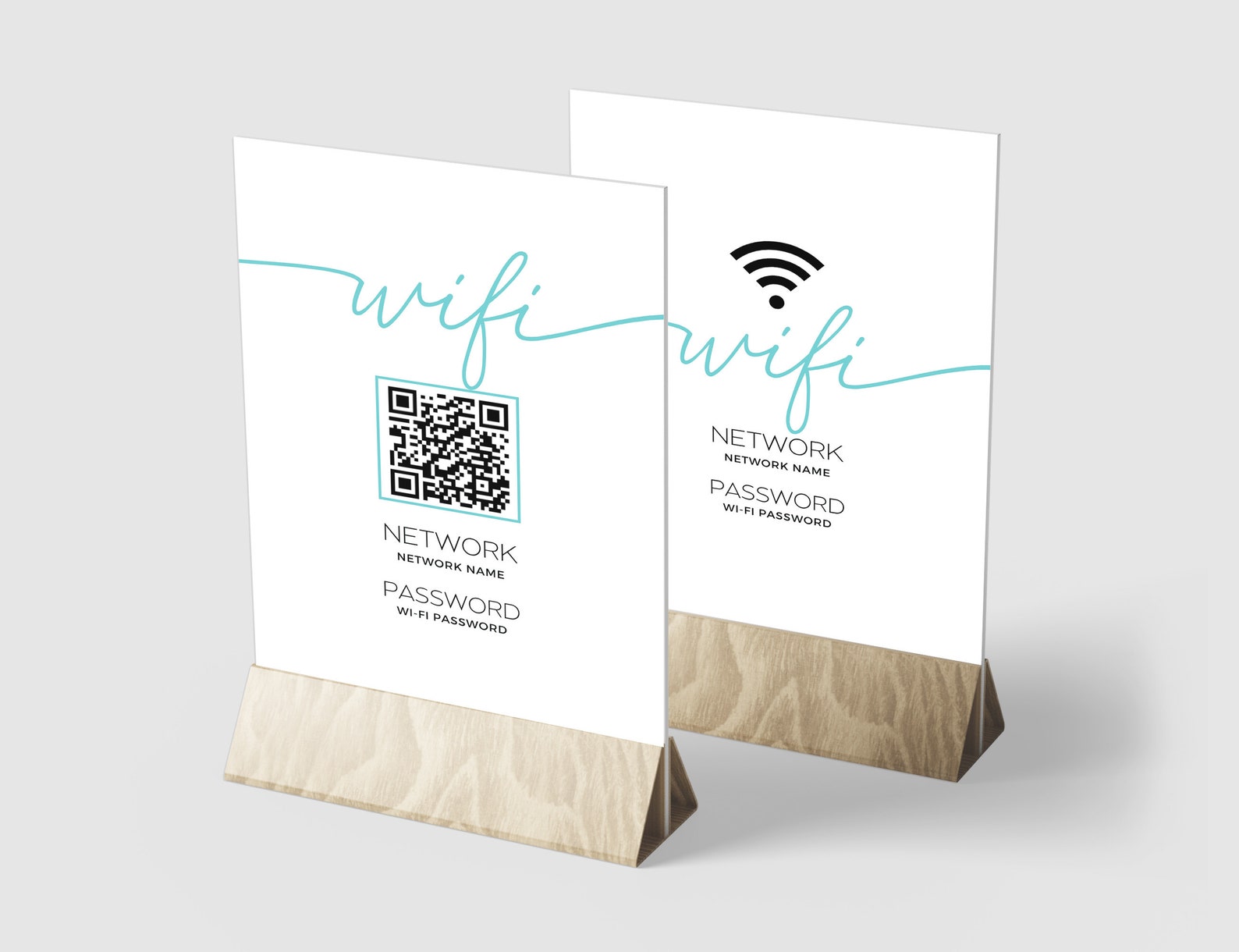 Wifi Sign Template Be Our Guest Wifi Qr Wifi Password - Etsy