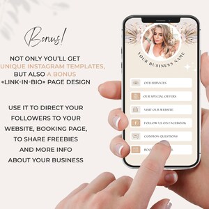 Neutral Instagram Post Templates Boho Instagram Templates Social Media ...