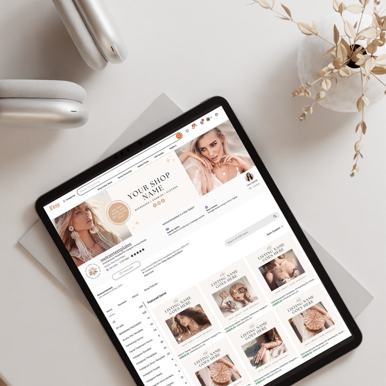 Etsy Shop Kit Etsy Banners Templates Etsy Shop Branding Kit Etsy Shop ...