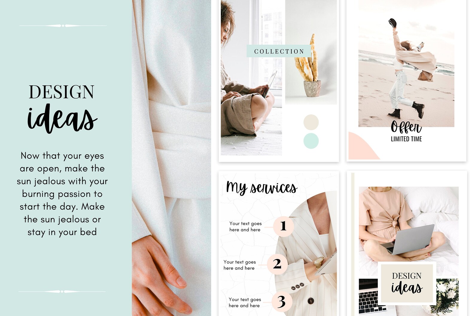 Instagram Bundle Template, Instagram Templates for Canva, Instagram ...