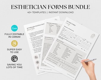 Editable Esthetician Skincare Routine Rx Card (Instant Download) - Etsy