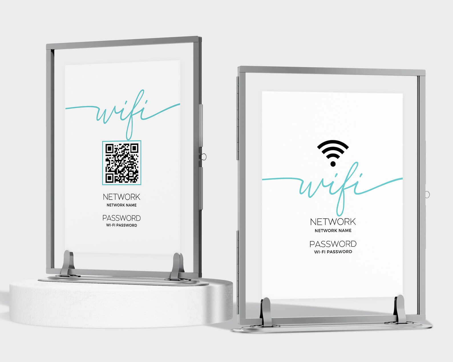 Wifi Sign Template Be Our Guest Wifi Qr Wifi Password - Etsy