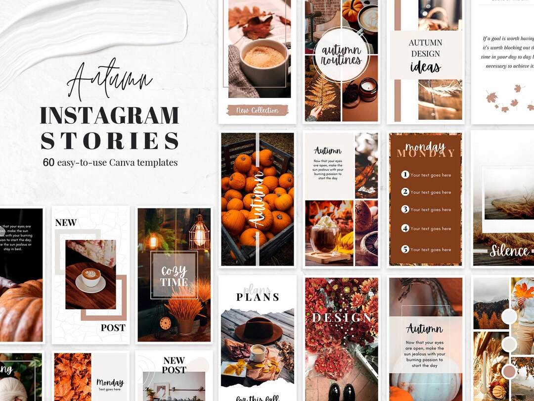 Fall Instagram Story | Autumn Instagram Templates | Fall Instagram ...