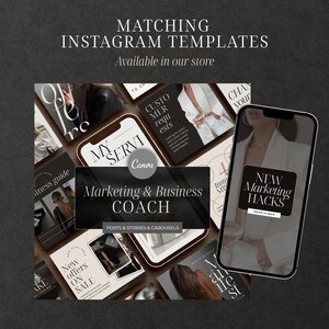 Coach Website Canva Template for Coach Landing Page Website Business ...