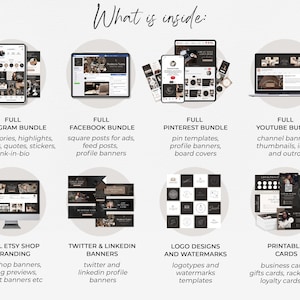 1000 Branding Package Templates DIY Branding Kit Social Media Branding ...