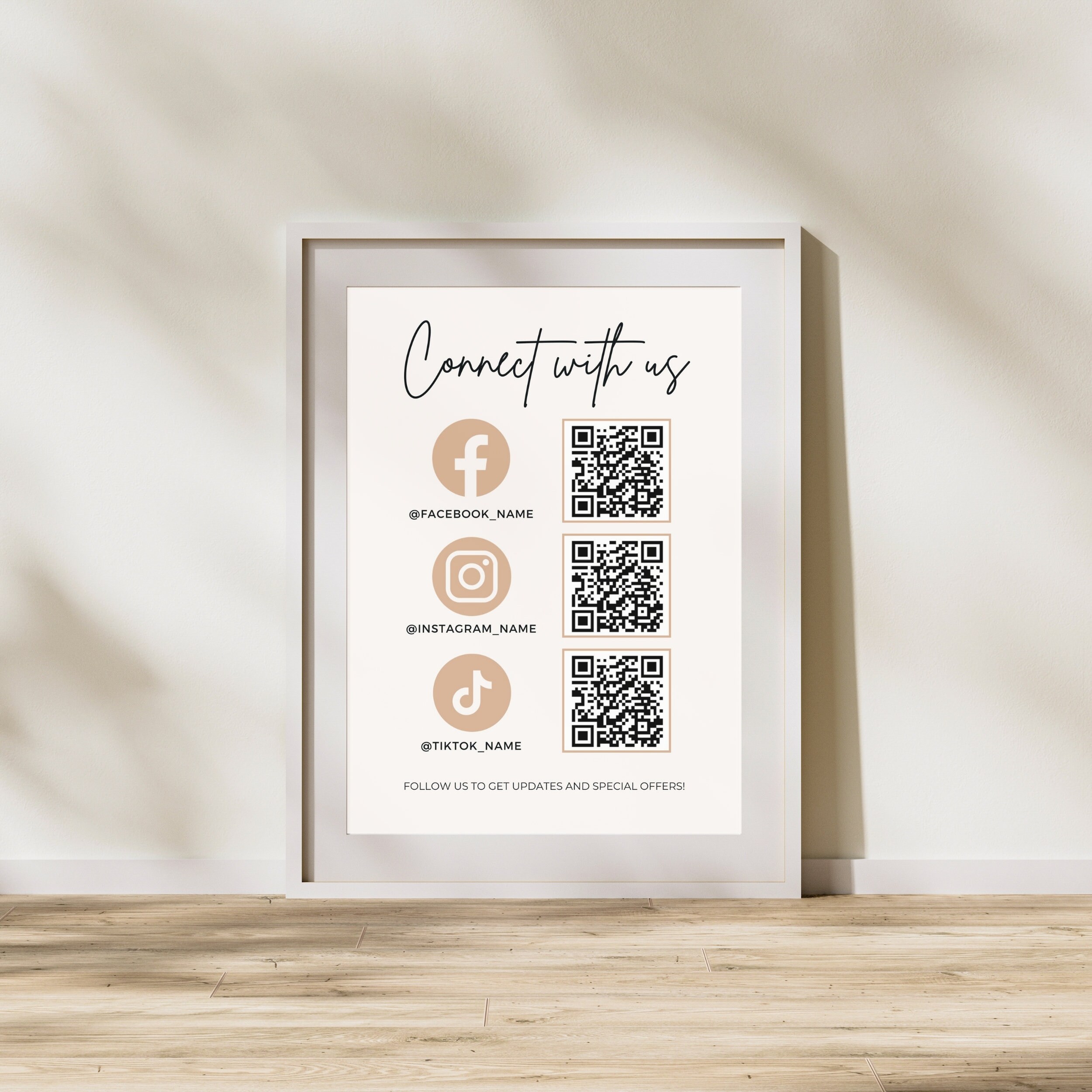 Editable Payment Sign Template Bundle Printable Scan to Pay Qr Code ...