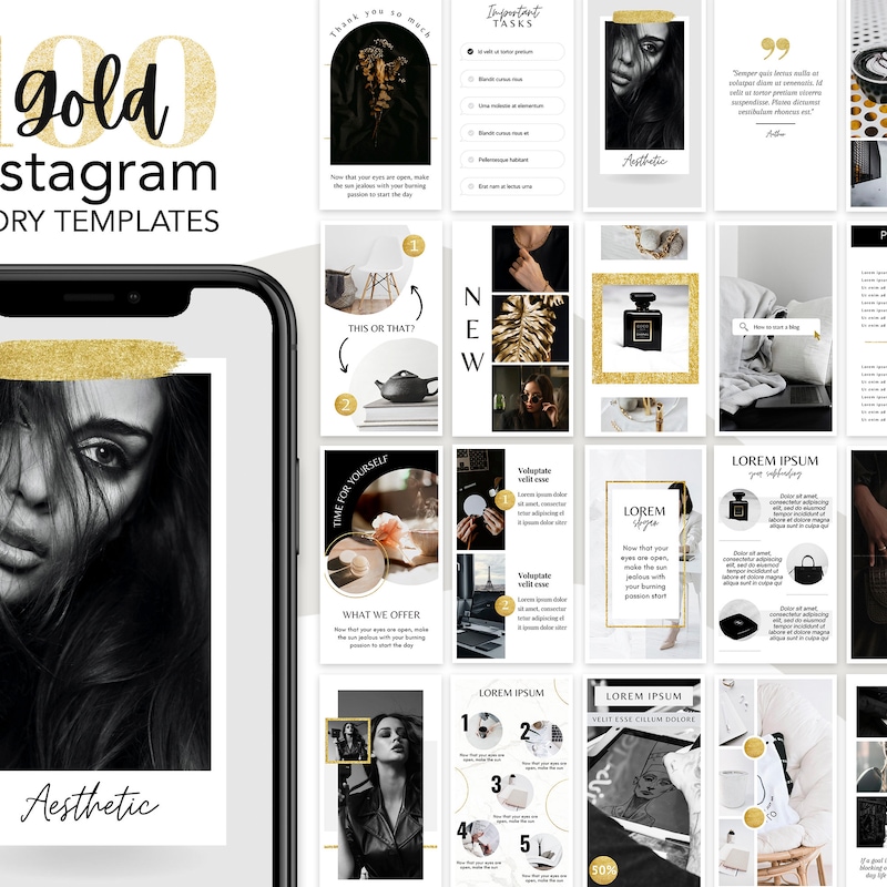 Instagram Magazine Template - Etsy