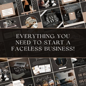 800 Faceless Digital Marketing Templates Faceless Marketing Bundle ...