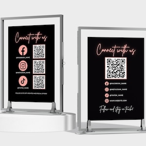 Follow Us on Instagram Sign, Follow Us on Facebook Sign, Follow Us on ...