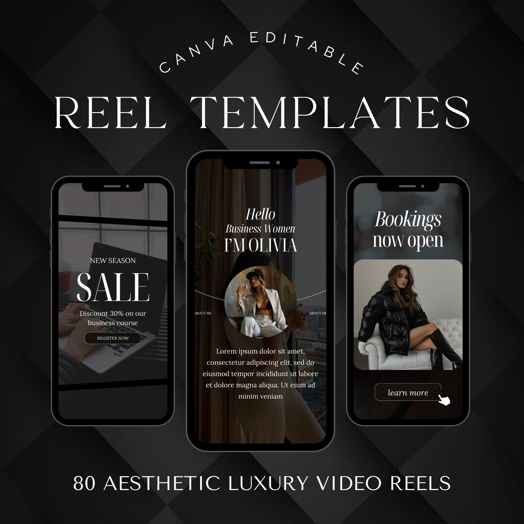 Instagram Video Reel Templates Coaching Video Reels Social Media ...