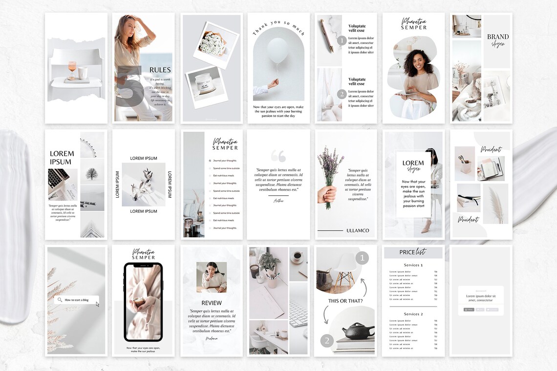 Minimalist Instagram Stories Minimal Instagram Story - Etsy