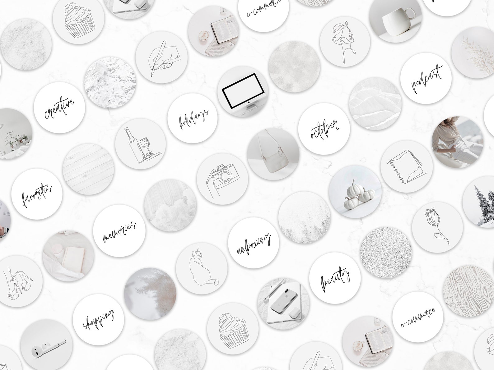 200 Minimalist Instagram Highlight Covers Highlights Covers - Etsy