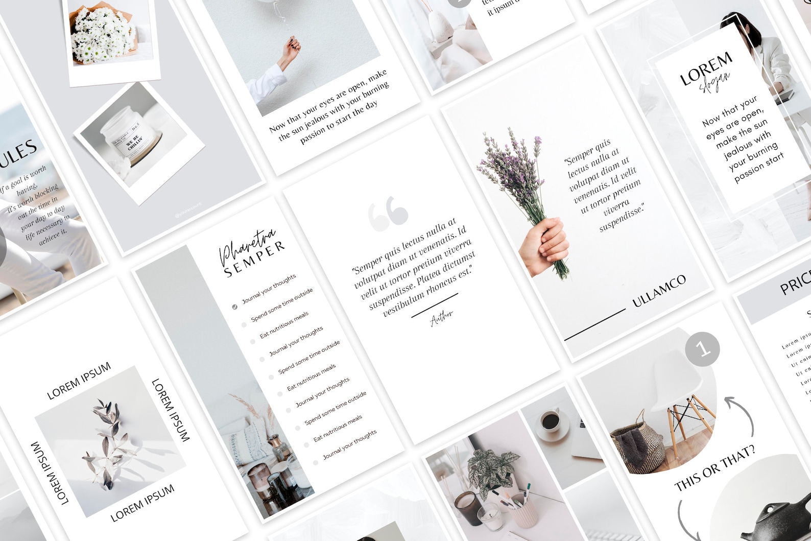 Minimalist Instagram Stories Minimal Instagram Story - Etsy Australia