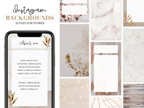 Aesthetic Instagram Story Background Boho Instagram Story | Etsy