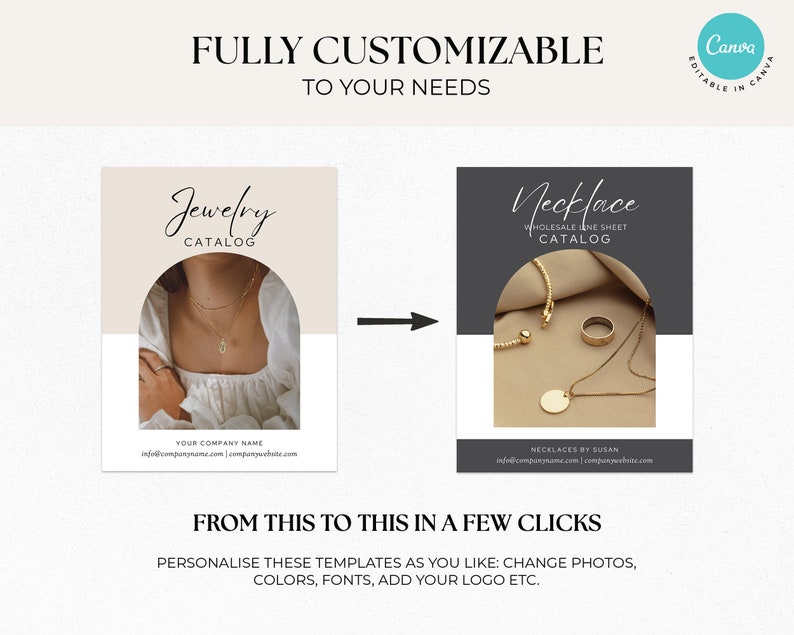 Line Sheet for Jewelry Line Sheet Template Jewelry Wholesale - Etsy