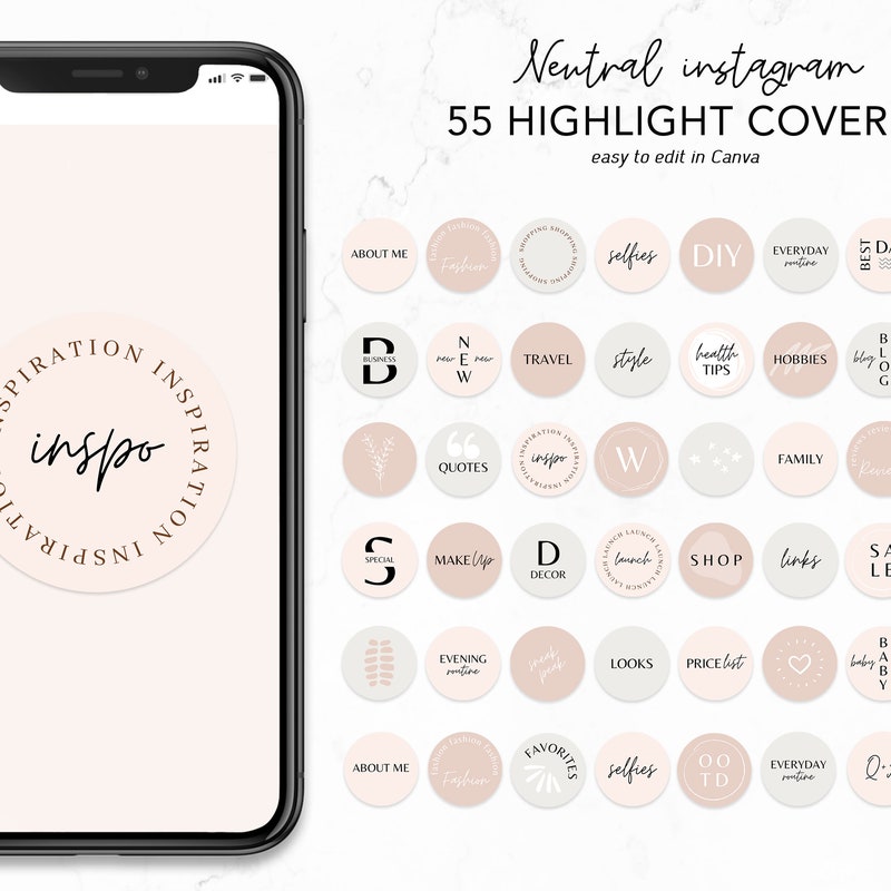 Instagram Highlight Icons - Etsy