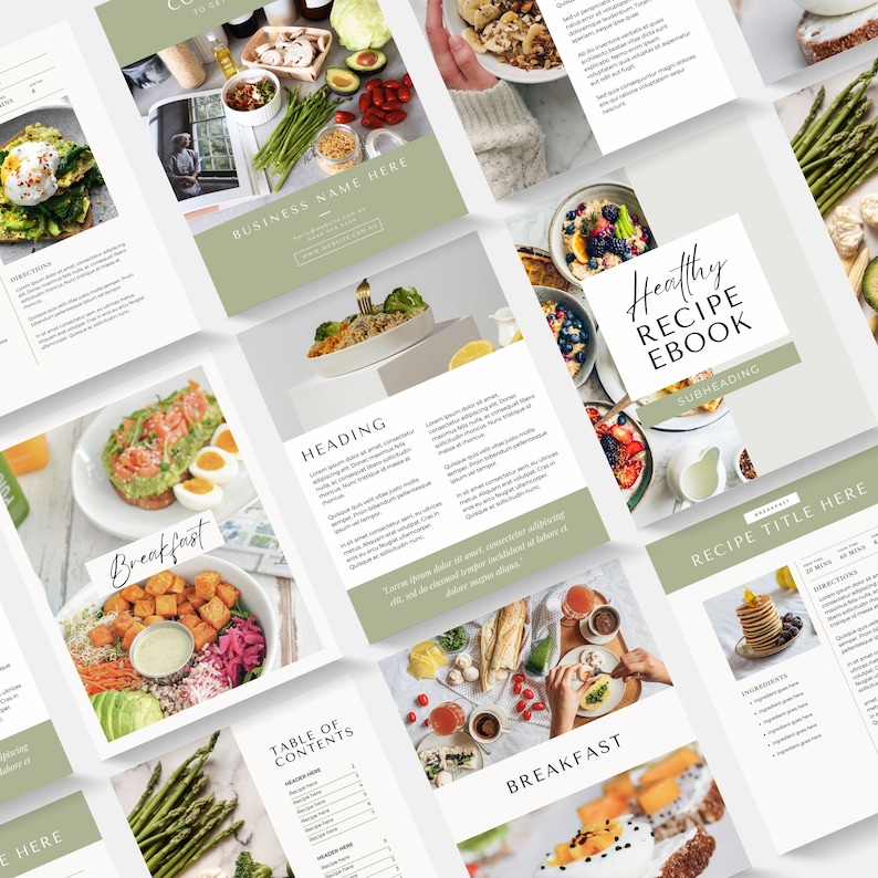 Recipe Ebook Template Lead Magnet Template Gut Health Ebook Health ...