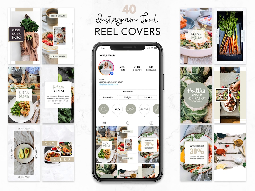 Food Reels for Instagram, Canva Instagram Reels Template, Instagram ...