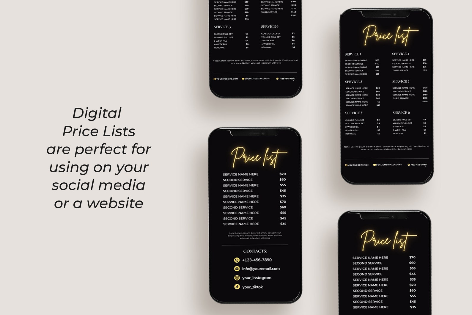 Scan to Pay Black Editable Template, Scan and Pay Sign, Printable QR ...