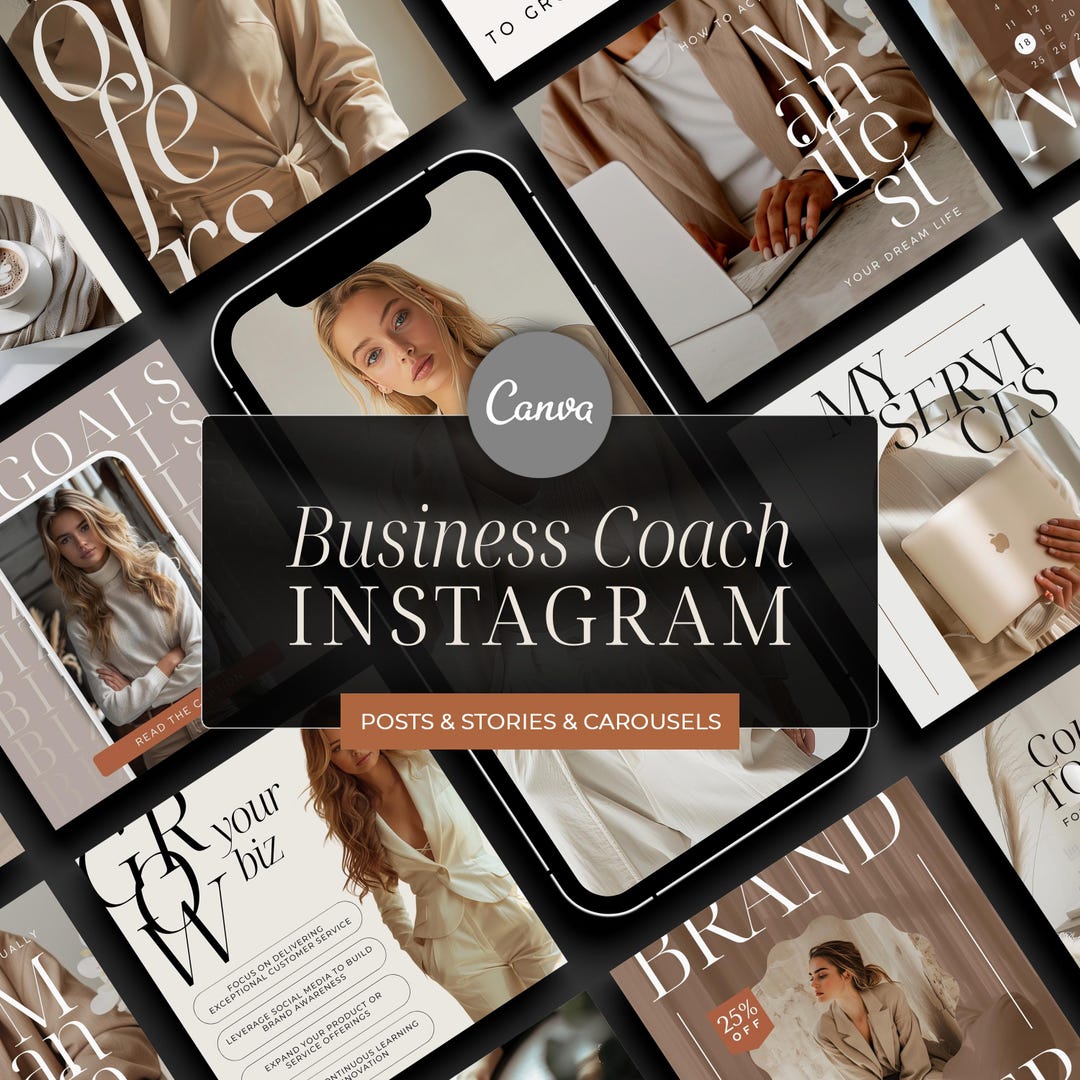 Coaching Instagram Post Social Media Coach Template Business Coach ...