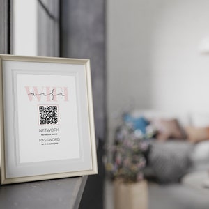 WIFI Password Sign Printable, Wifi Sign, WIFI Password Sign, Editable ...