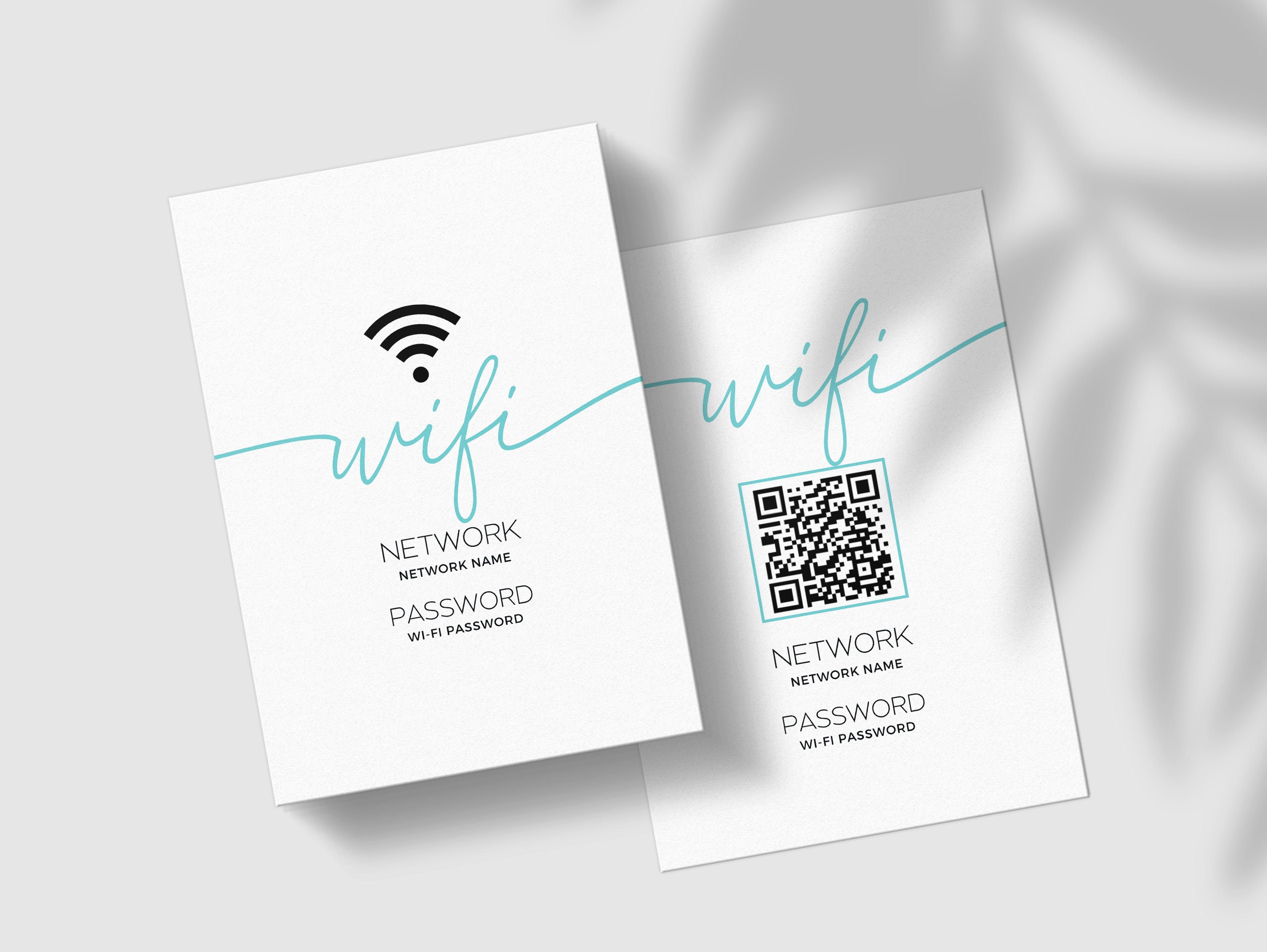 Wifi Sign Template Be Our Guest Wifi Qr Wifi Password - Etsy