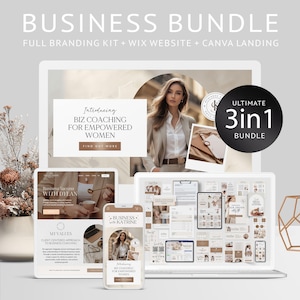 3-in-1 Ultimate Coaching Bundle Coaching Business Template Coach Online Business Wix Website ...