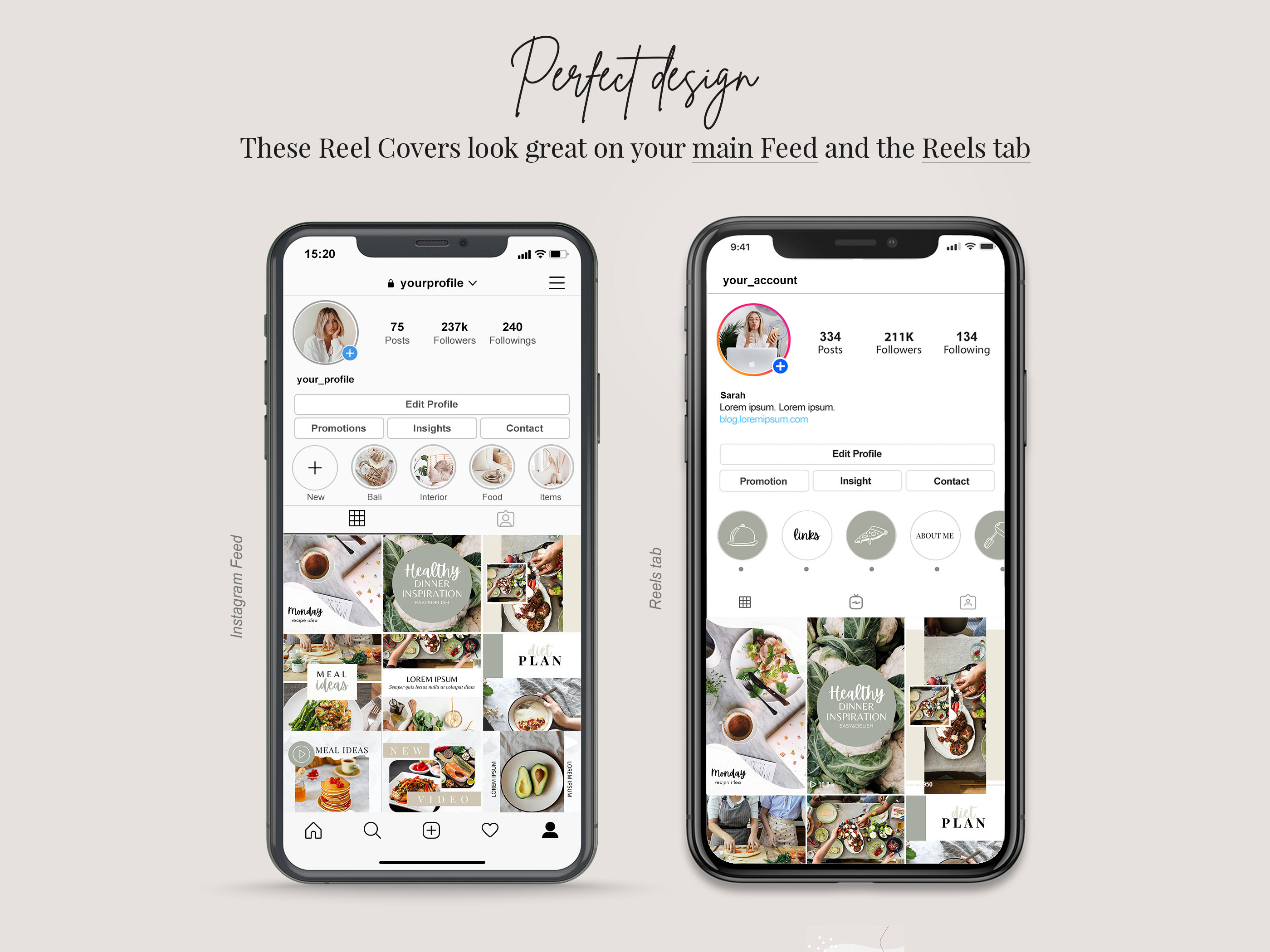 Food Reels for Instagram Canva Instagram Reels Template - Etsy