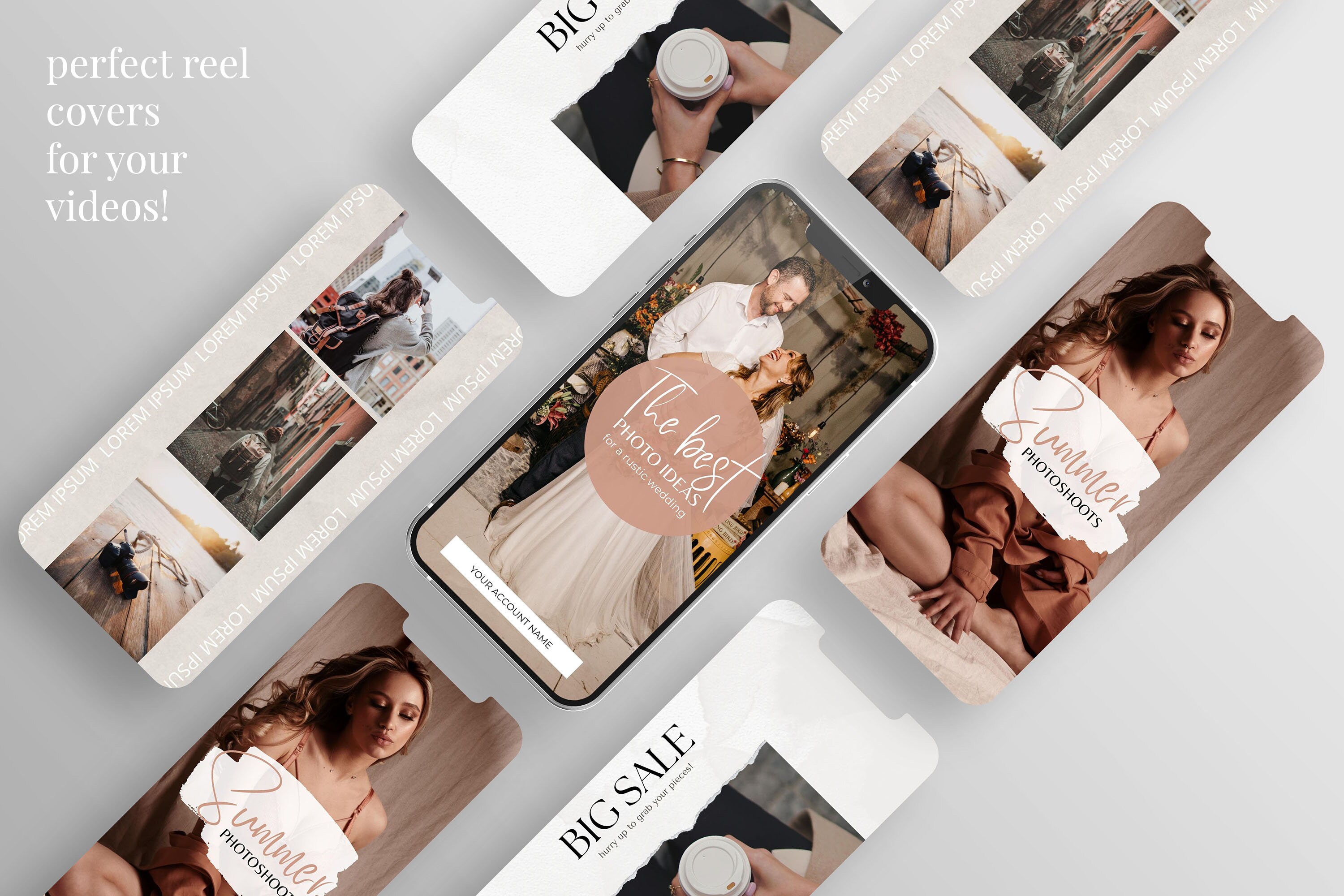 Photographer Reel Covers for Instagram Canva Instagram Reels - Etsy