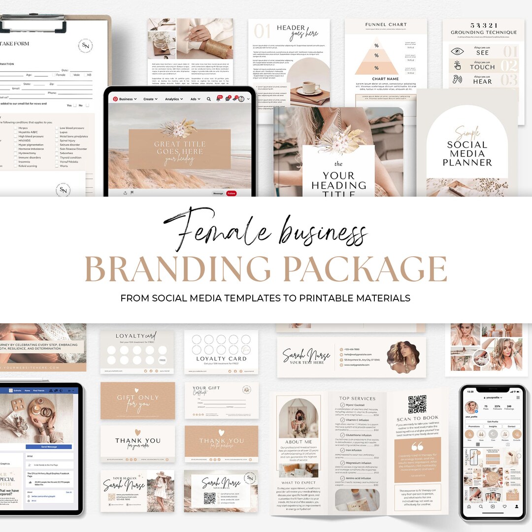 2025 MEGA BUNDLE Coaching Business Template Female Business Bundle ...
