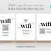 Wifi QR Code Sign, Printable Wifi Sign, Editable Wifi Password Sign ...