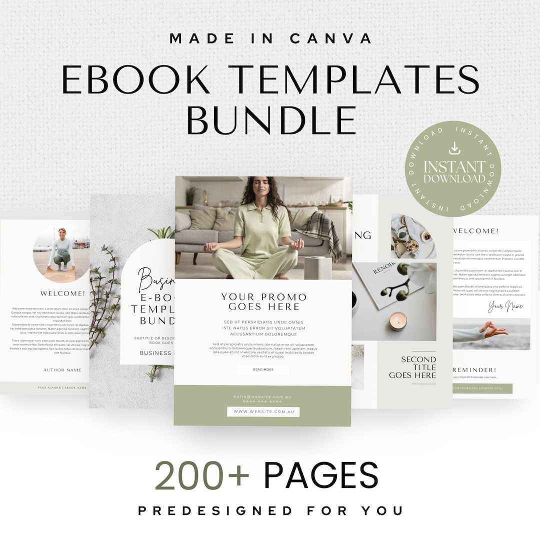 Canva Ebook Template Course Workbook Template Health Coach Ebook ...