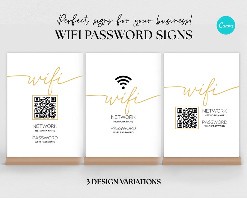 Scan Qr Code Wifi Be Our Guest Wifi Qr Wifi Password Sign - Etsy