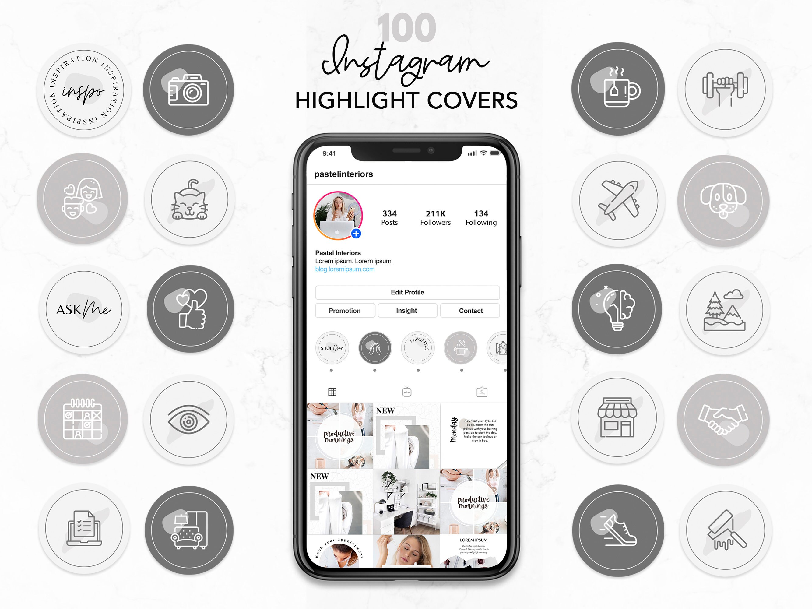 100 Highlight Covers for Instagram Diy Instagram Highlight - Etsy Australia