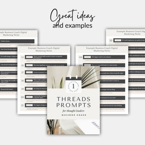 Thread Prompts, Threads Ideas for Business, Social Media Content Ideas ...