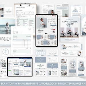 1000 Branding Package Business Templates Canva DIY Branding Kit ...