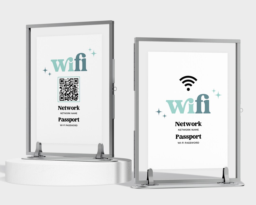 WIFI Password Sign Printable Wifi Sign Internet Sign Wifi Poster Wifi ...