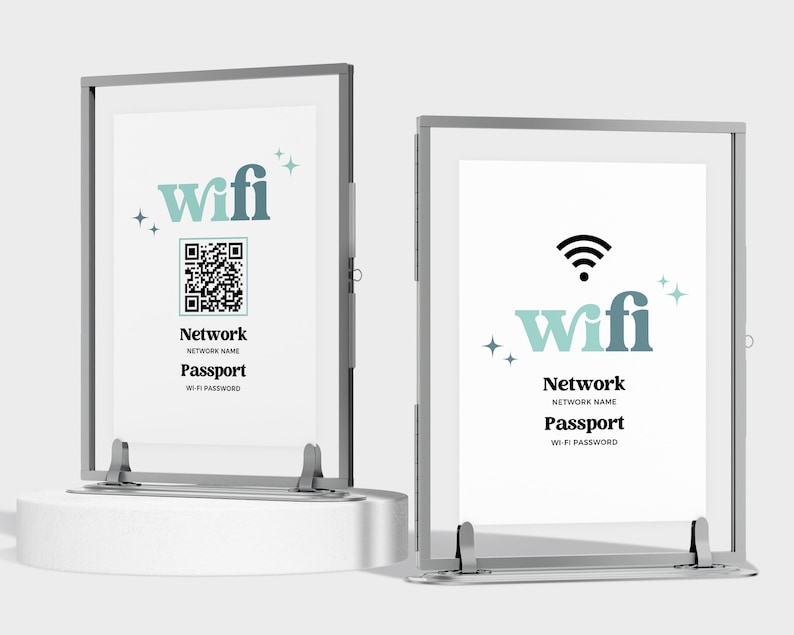 Wifi Password Sign Printable Wifi Code Guest Room Printable - Etsy