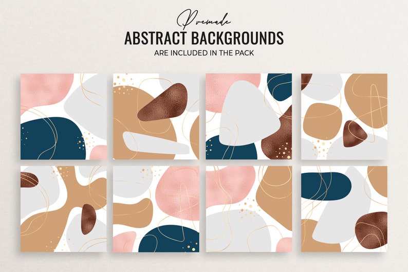 Abstract Shapes Svg. Textured Abstract Elements and Shapes. Golden ...
