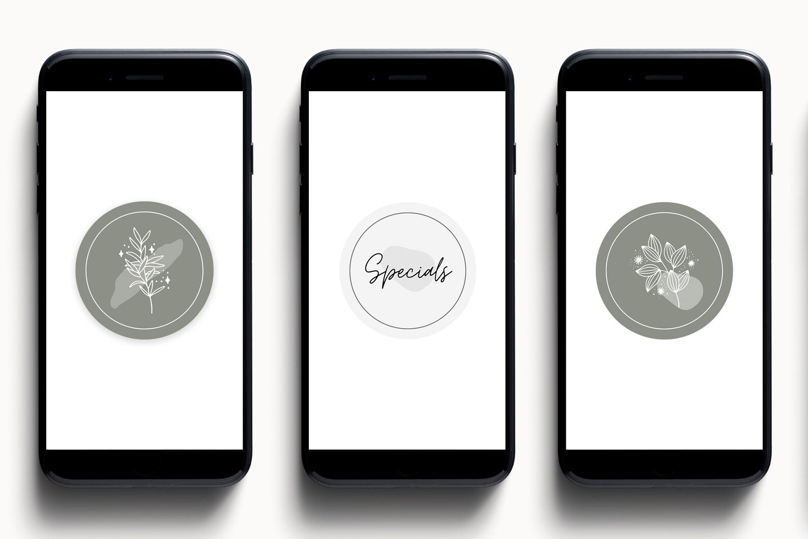 100 Botanical Highlights, Botanic Instagram Highlight Covers, Floral ...