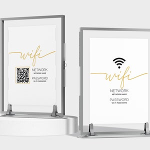 Scan Qr Code Wifi, Be Our Guest Wifi Qr, Wifi Password Sign, Wifi QR ...