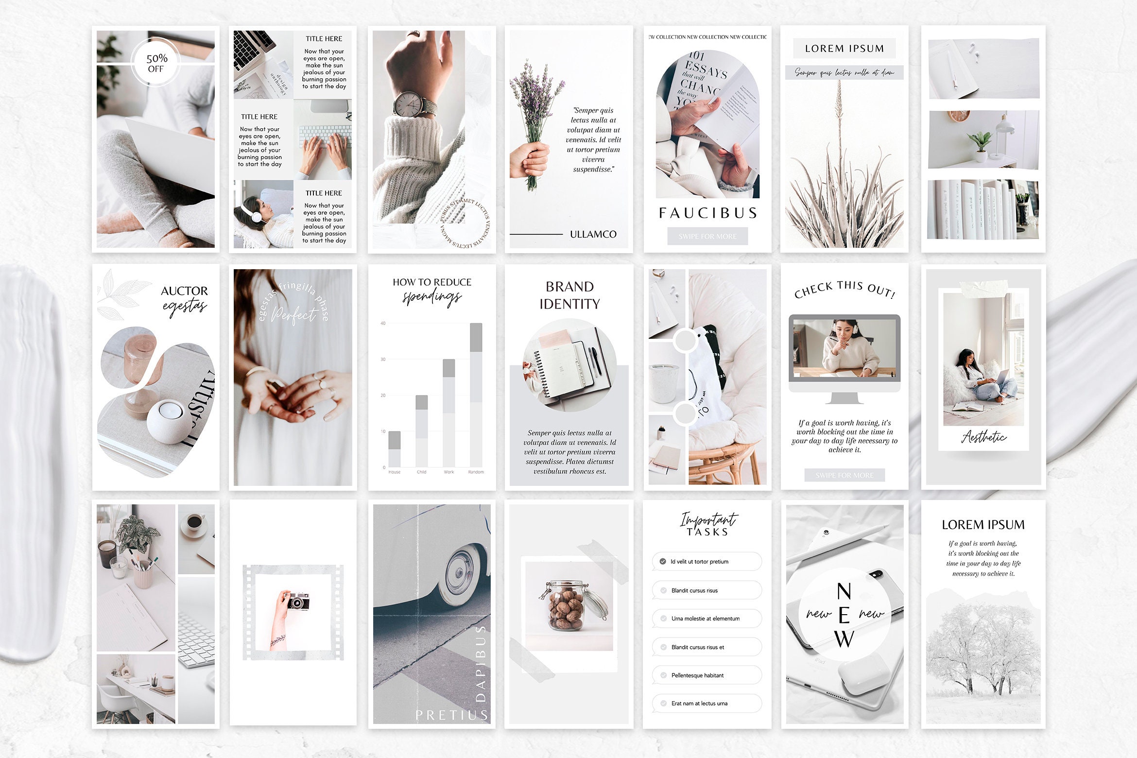 Minimalist Instagram Stories Minimal Instagram Story - Etsy Australia