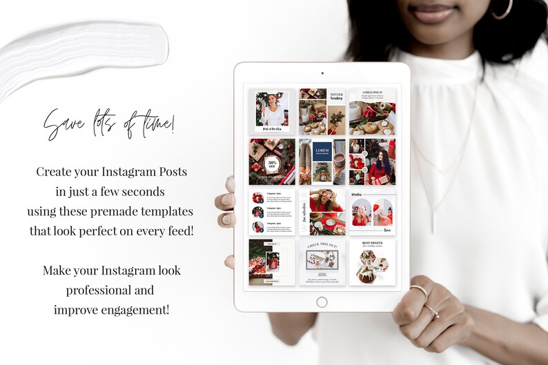 100 Christmas Instagram Post Templates, Christmas Social Media ...