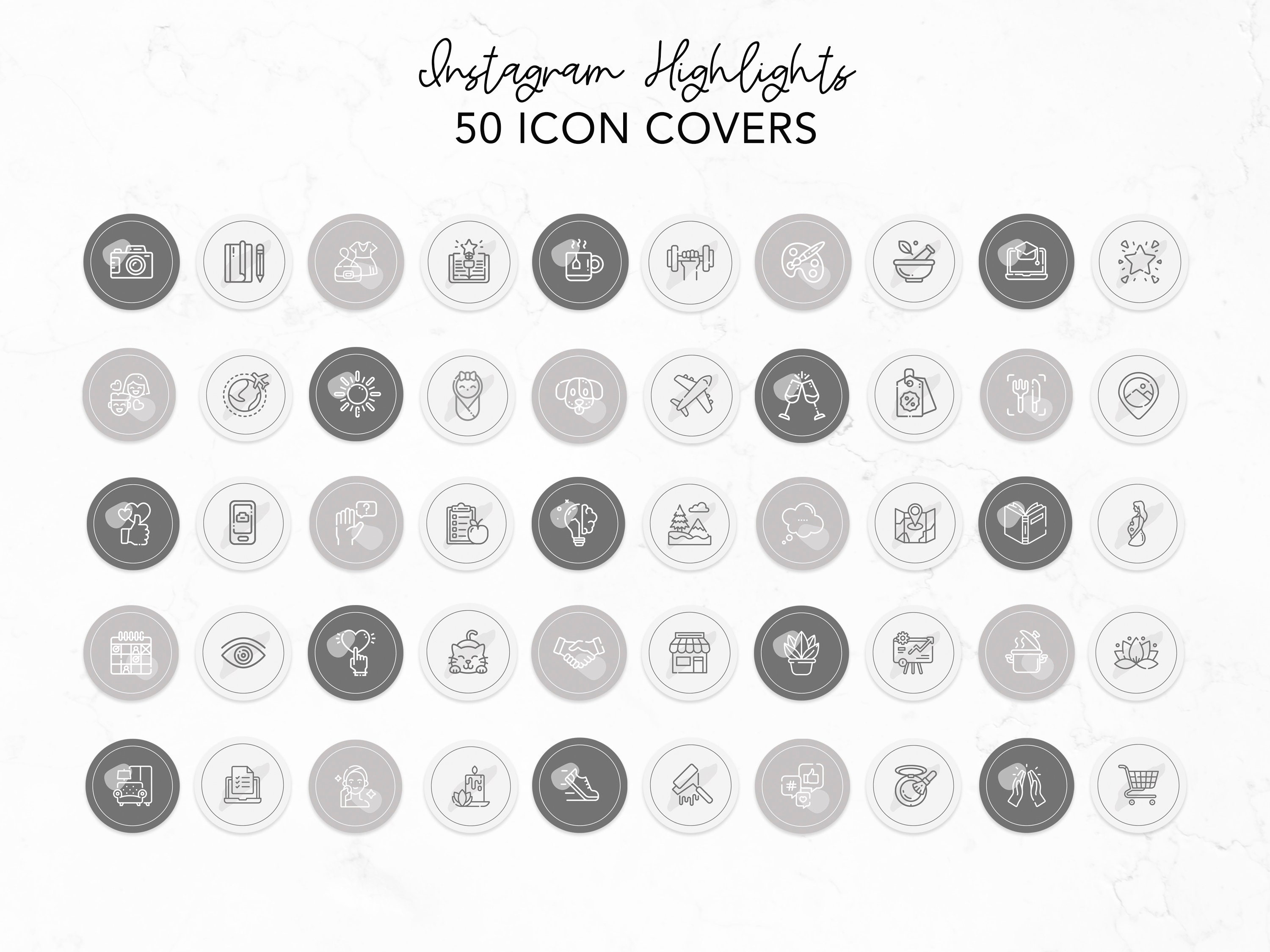 100 Highlight Covers for Instagram Diy Instagram Highlight - Etsy Australia