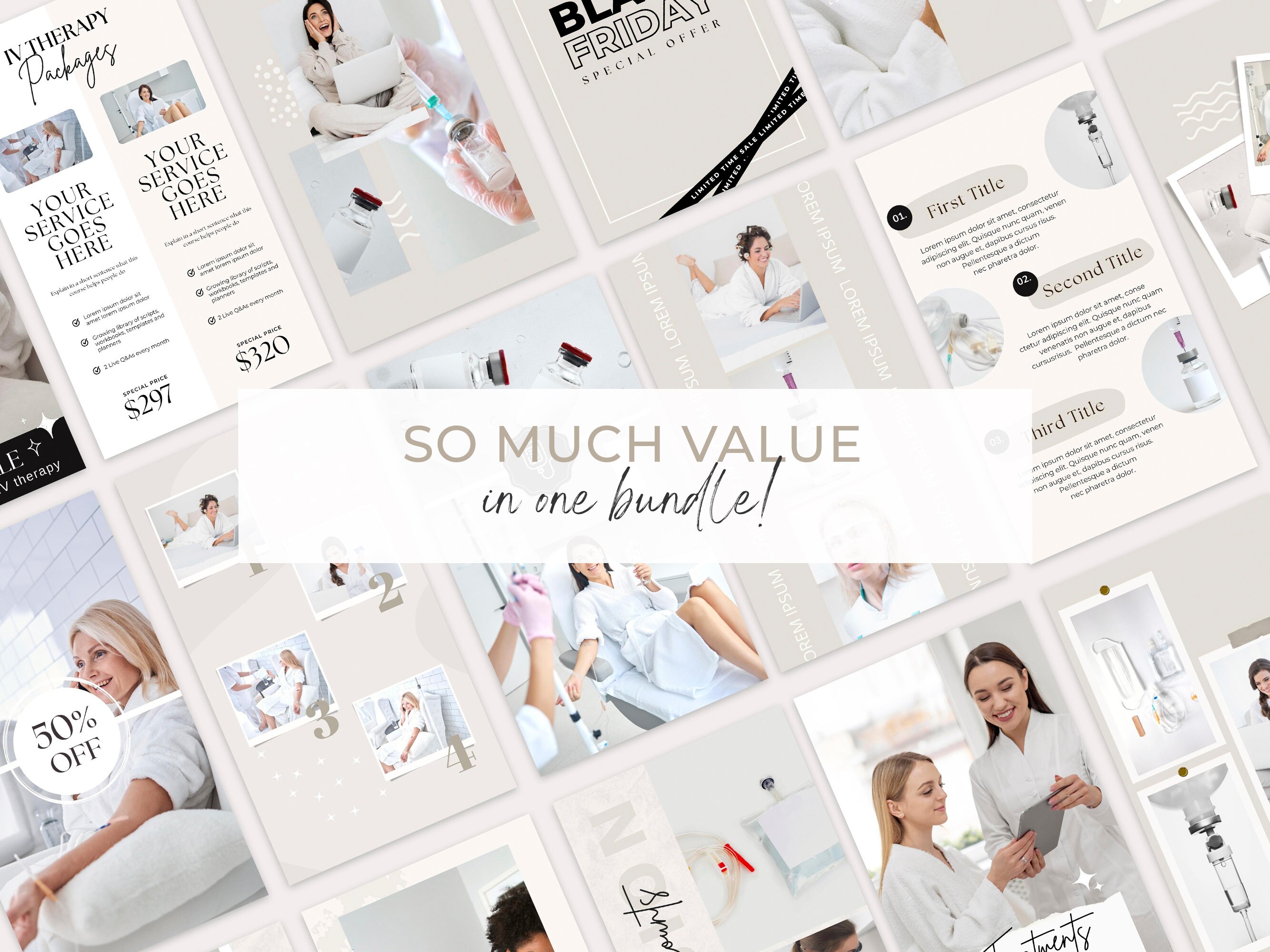 IV Therapy Marketing Templates Iv Drip Template Iv Hydration Therapy Iv ...