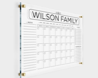 Custom Family Calendar | Etsy